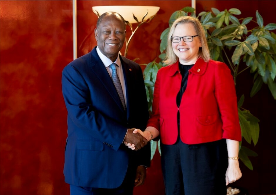 Audiences du chef de l'Etat : Catherine Brooker Ambassadeur de Grande ...